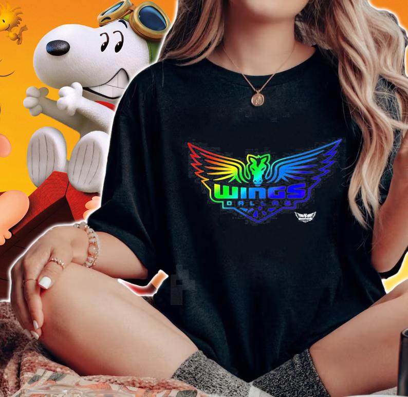 Dallas Wings LGBT Pride logo new shirt t-shirt