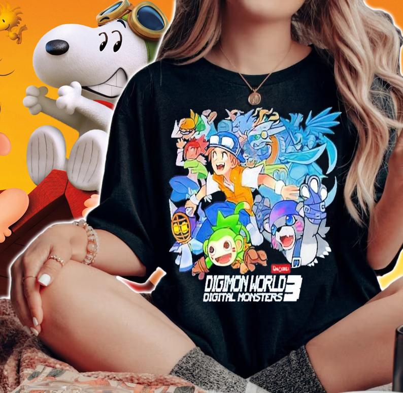 Digimon Digital Monsters 3 shirt t-shirt