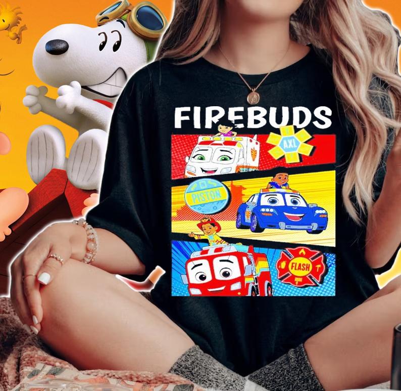 Disney Firebuds Axl Piston And Flash Shirt t-shirt