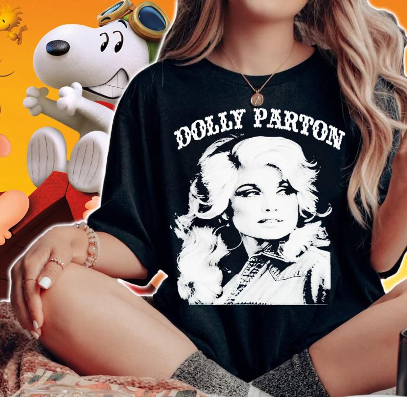 Dolly Parton Portrait Arc Logo Shirt t-shirt